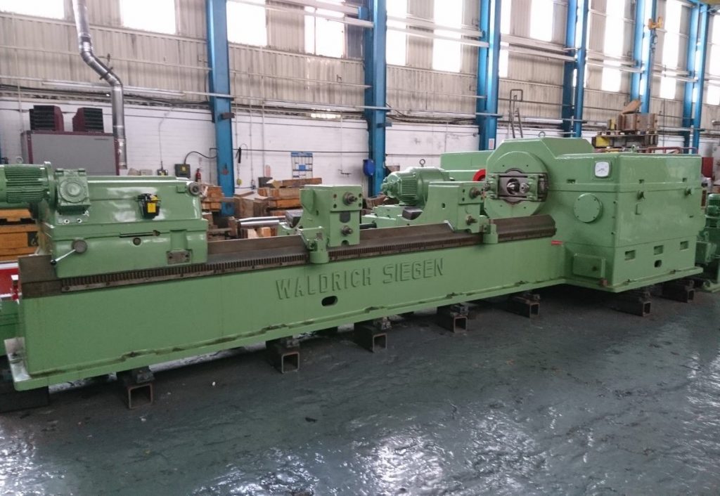 WALDRICH SEIGEN Model WSIIa850 Roll Grinding Machine. Swing 1100mm x ...