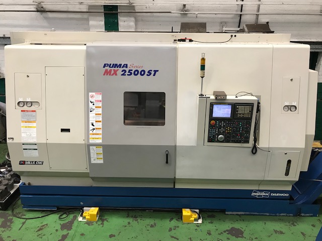 28602 DOOSAN Puma MX2500ST Multitasking 9 Axis CNC Lathe with Fanuc 18i-TB. Year 2005 - 2 - GM ...