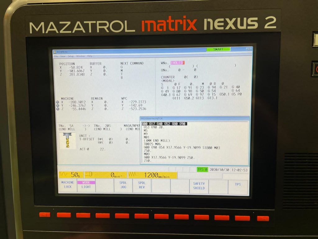 MAZAK Smart 430A Vertical Machining Centre. Mazatrol Smart Control.Year ...
