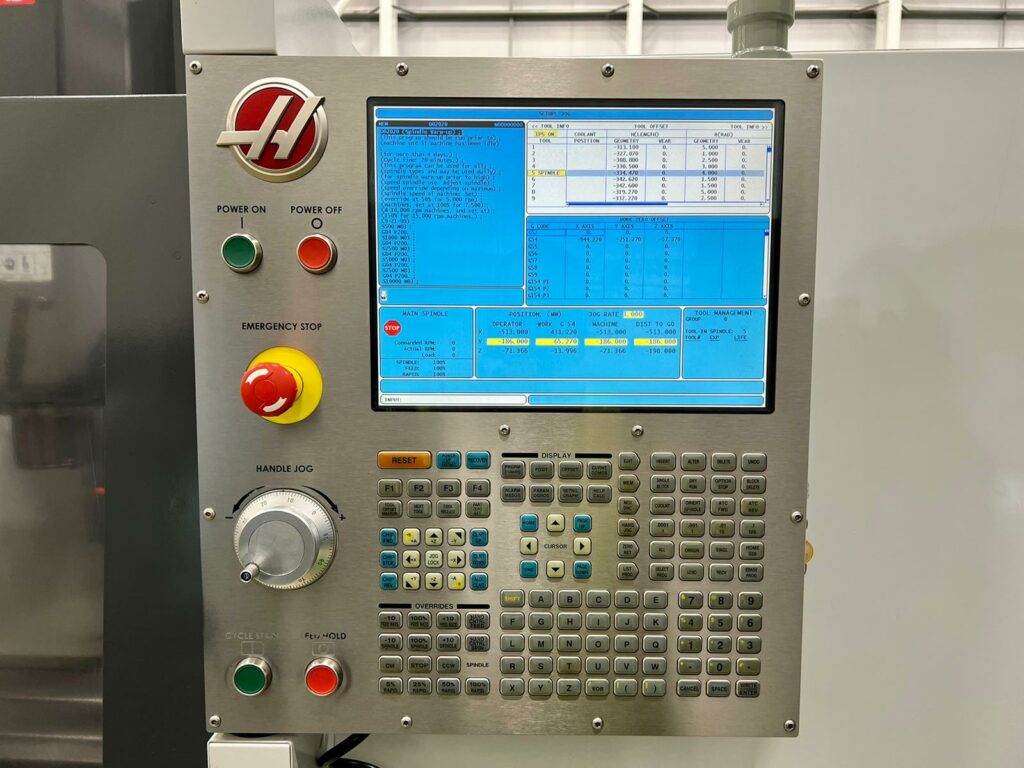 HAAS TM3P Vertical Machining Centre with Haas Control. Year 2012 - GM ...