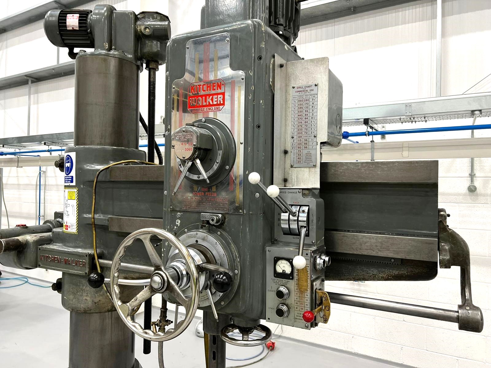 KITCHEN & WALKER 4' E2 Radial Arm Drilling Machine - GM Machinery