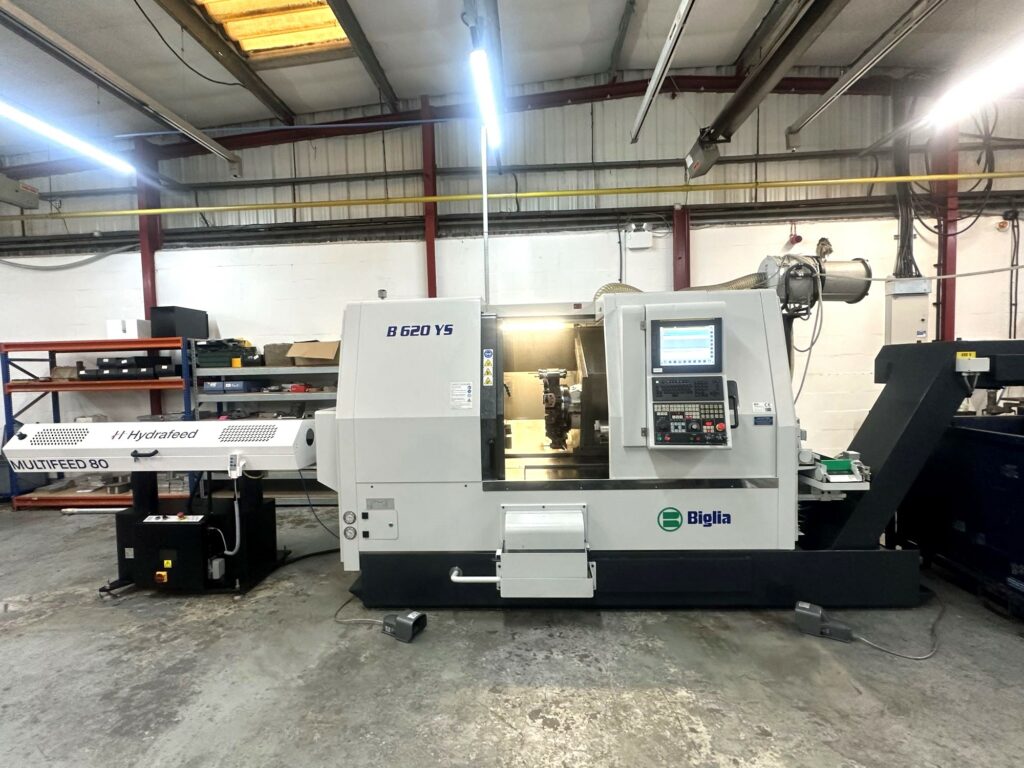 BIGLIA Model B620 YS CNC Lathe with C Axes, Y Axis & Sub Spindle. Fanuc ...