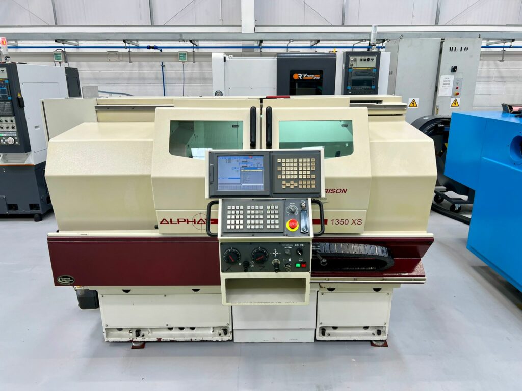 HARRISON Alpha1350XS CNC Gap Bed Lathe with Fanuc 21i-TB with Manual ...