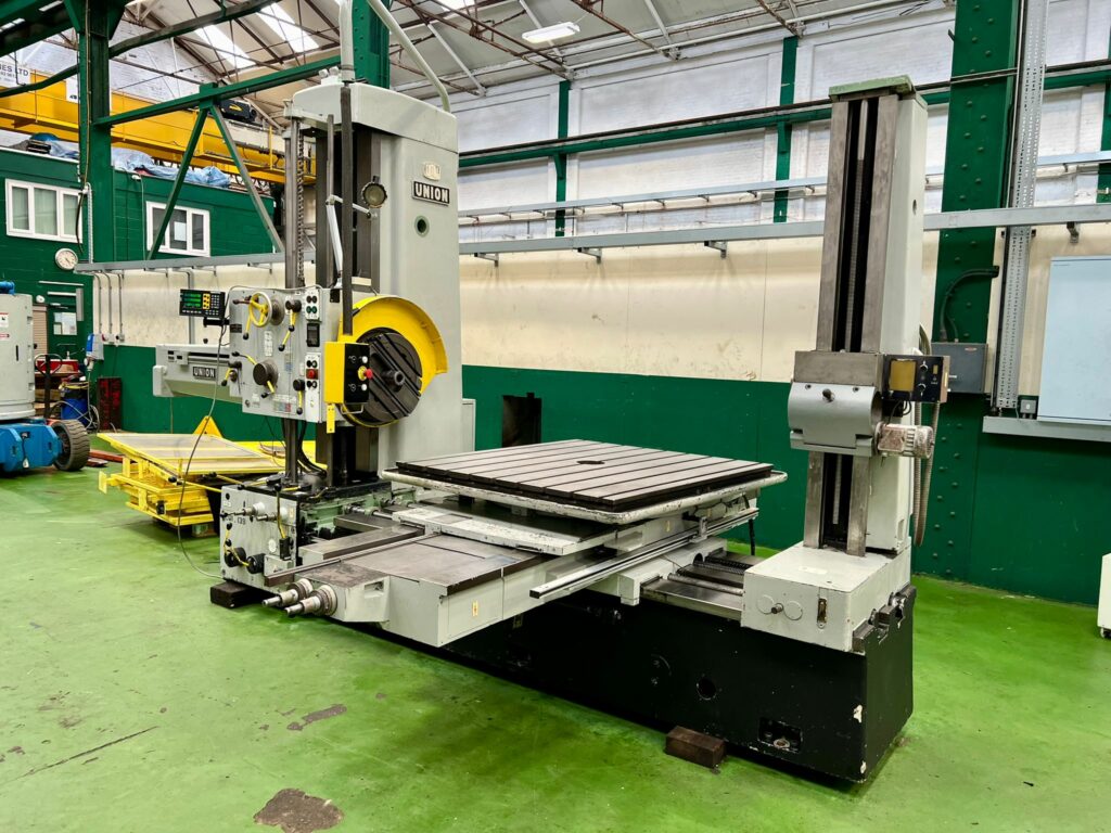 UNION BFT80/2 Table Type Horizontal Borer with Outer Steady & DRO - GM ...