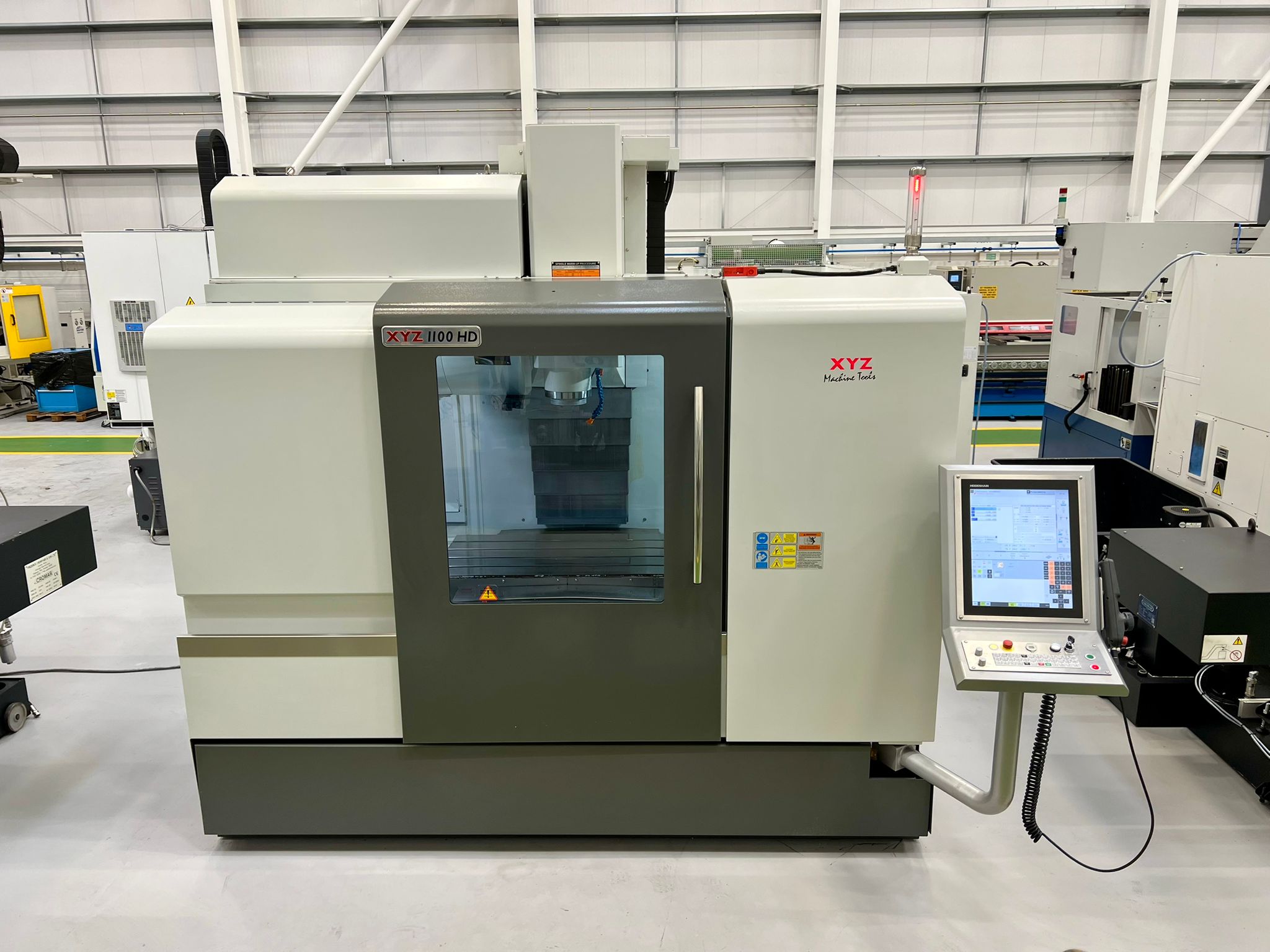 XYZ 1100HD Vertical Machining Centre with Heidenhain Control. Year 2021 ...