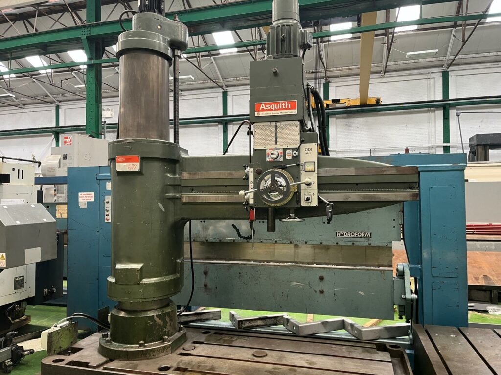 ASQUITH ODI Mk2 16-72'' Radial Arm Drilling Machine with Cast Iron Box ...