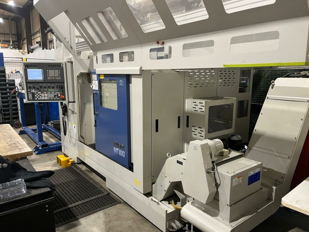 MURATEC Murata MT100 CNC Lathe with Sub Spindle, Upper & Lower Turrets ...